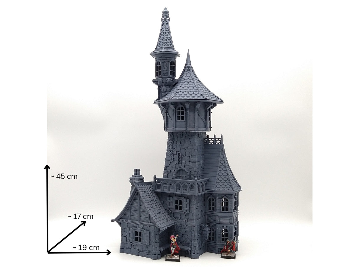 Apothecary Tower - Alchemist's house with magic tower – Fungi Tabletop